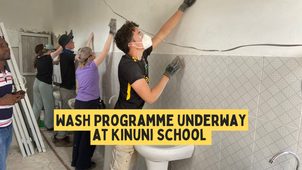 WASH Programme underway at Kinuni School - African Adventures